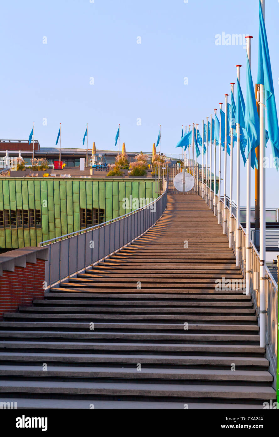 Amsterdam: Stairs at the Nemo science and technology center - Amsterdam ...