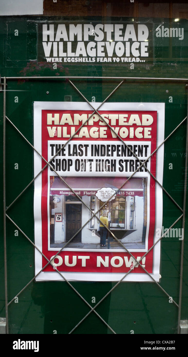 Hampstead street signs hi-res stock photography and images - Alamy