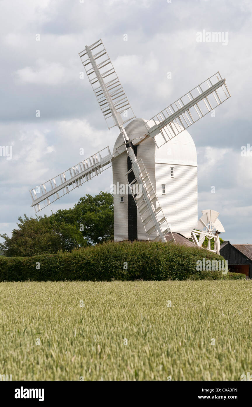 Windmill at Aythorpe Roding, Essex Stock Photo - Alamy