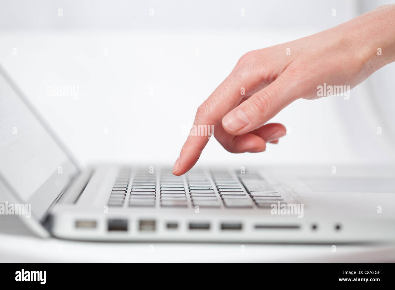 Close up shot finger tapping hi-res stock photography and images - Alamy