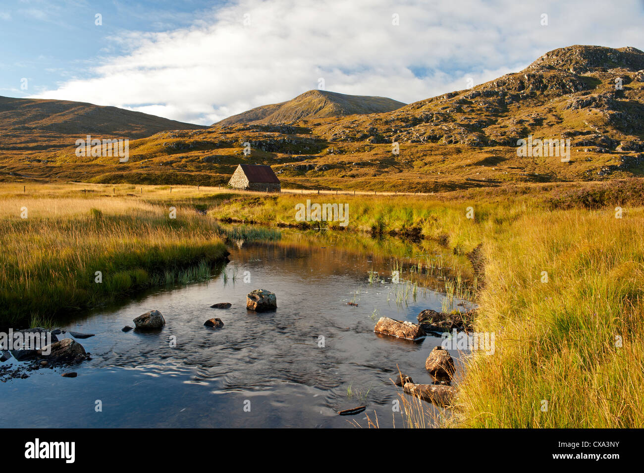 Shepherds Cottage, Dirrie More, Loch Droma. Braemore forest. Ullapool ...