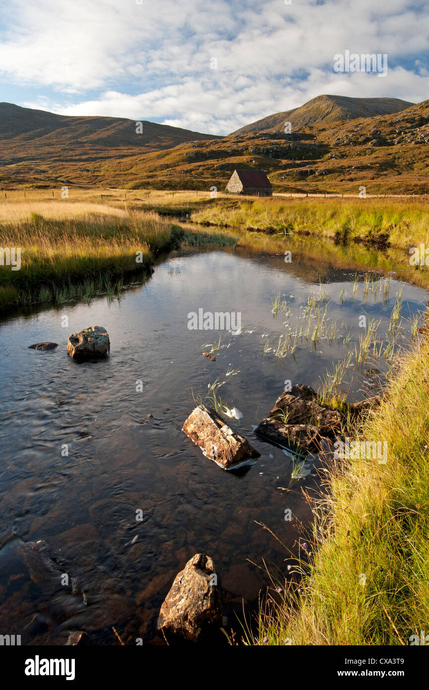 Shepherds Cottage, Dirrie More, Loch Droma. Braemore forest. Ullapool ...