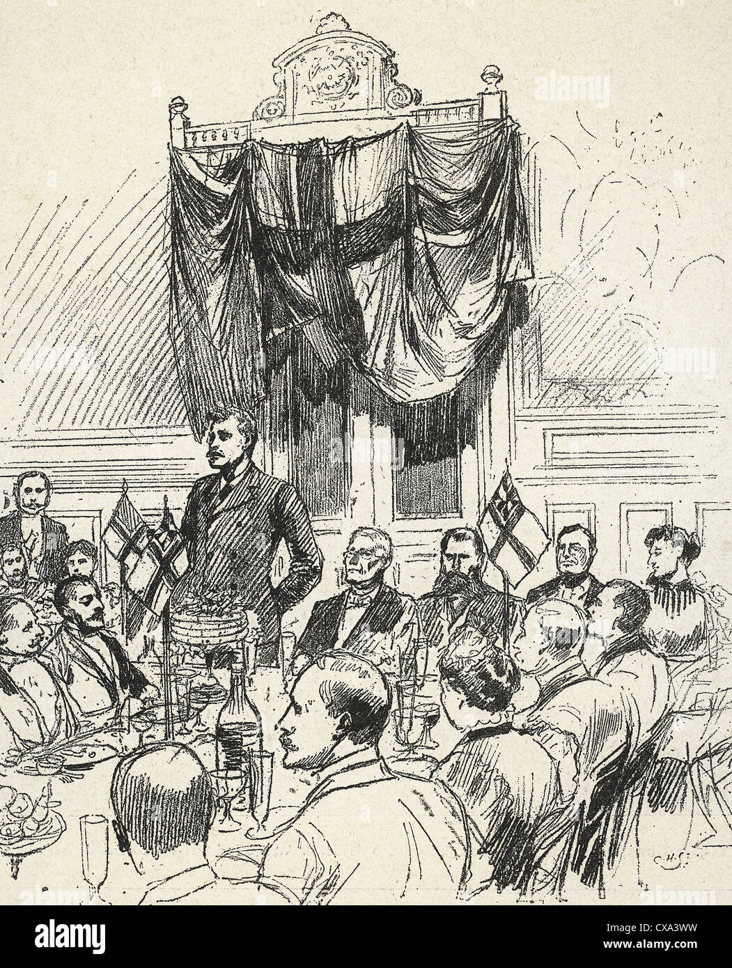 Fridtjof Nansen (1861-1930). Norwegian explorer, scientist, diplomat ...