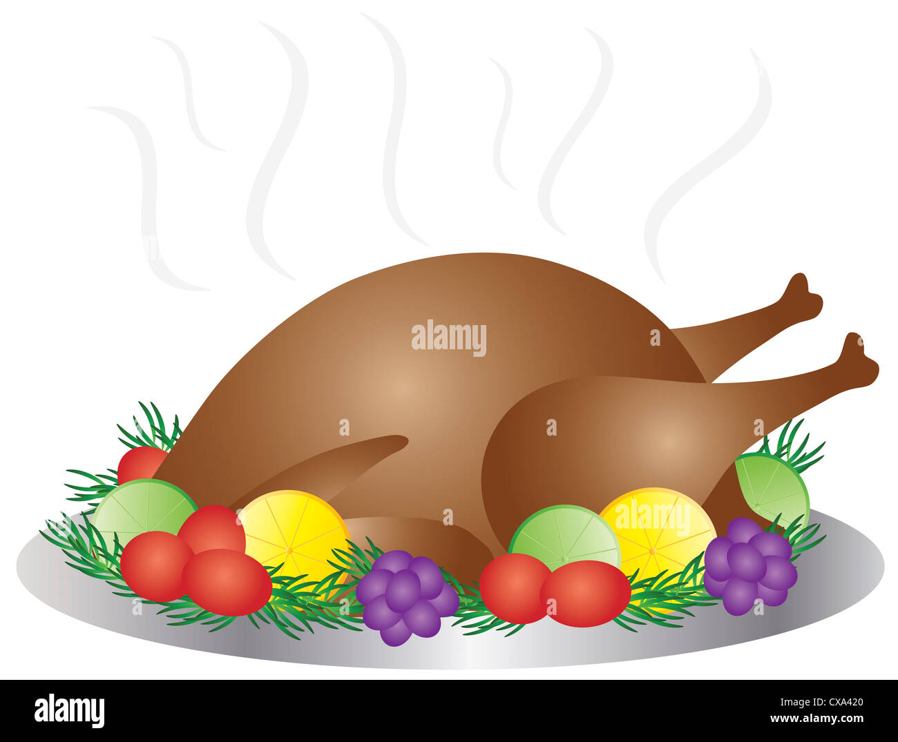 Turkey Dinner Clip Art