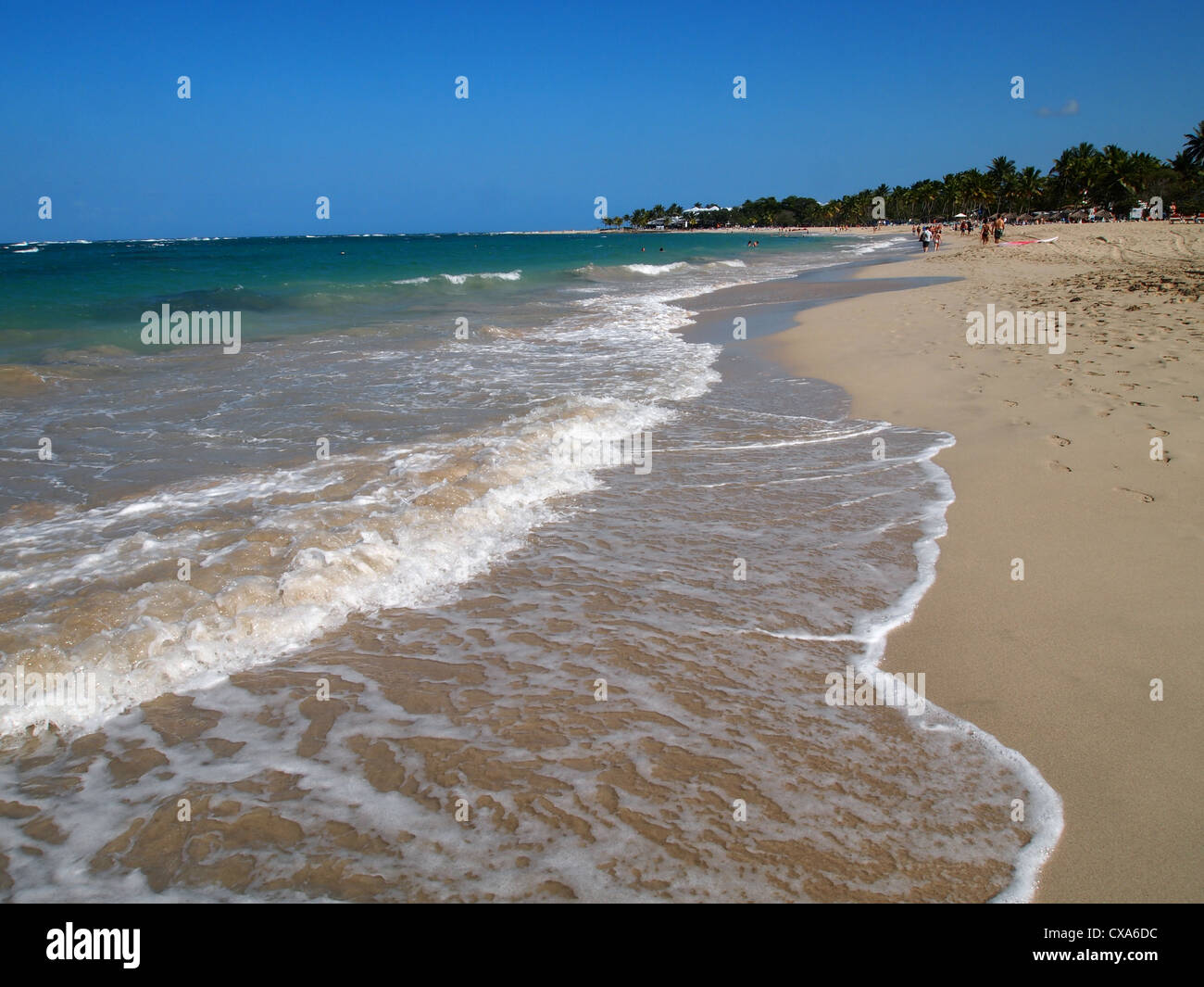 A peaceful beach Stock Photo - Alamy