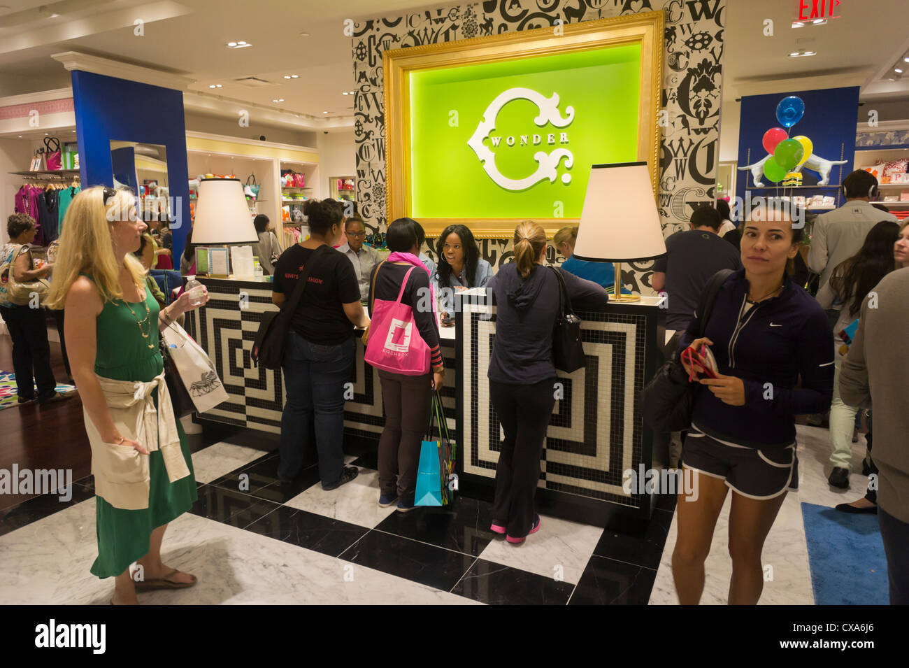 Grand opening of the C. Wonder store in the Time Warner Center in New ...