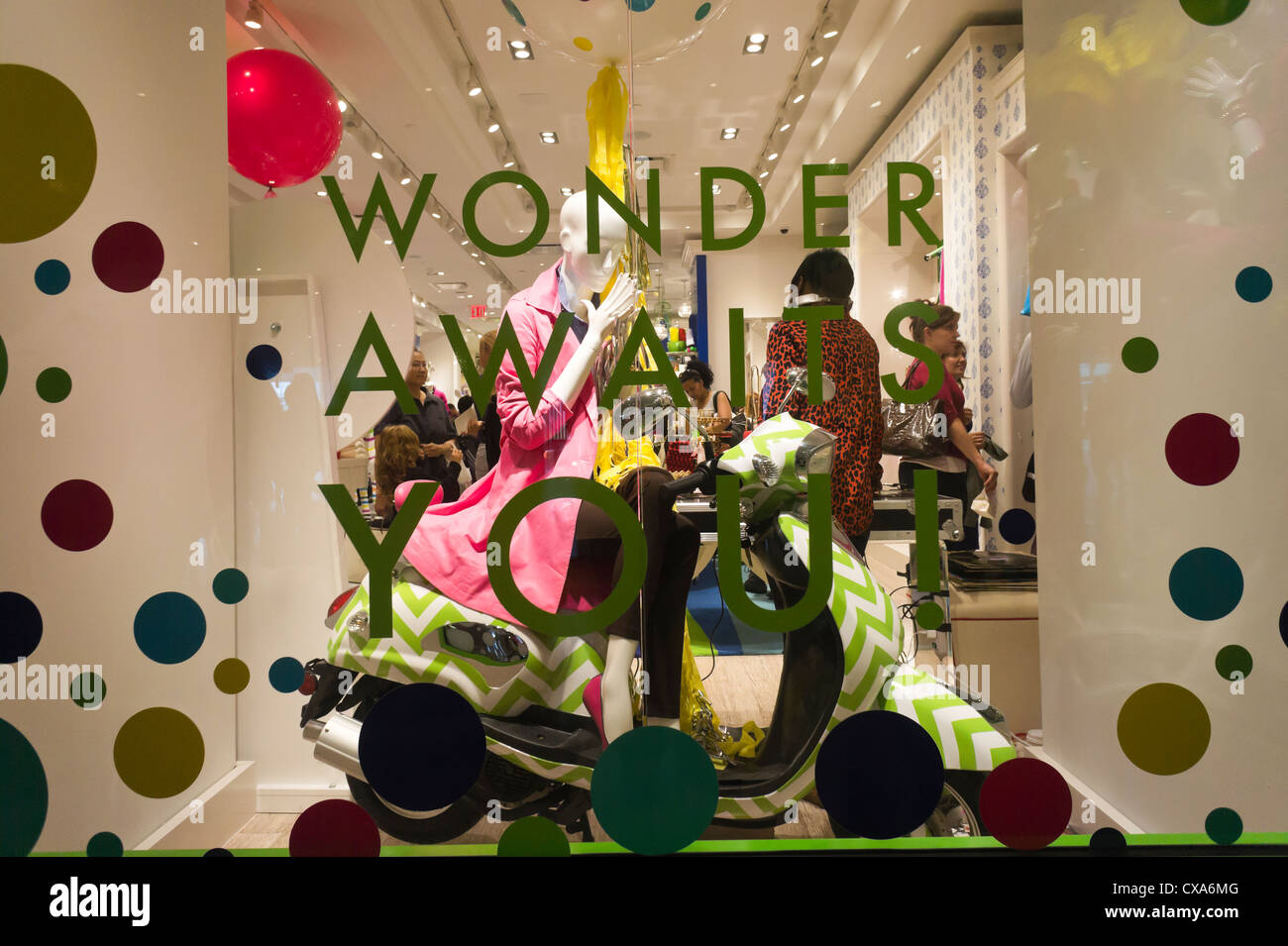 Grand opening of the C. Wonder store in the Time Warner Center in New ...