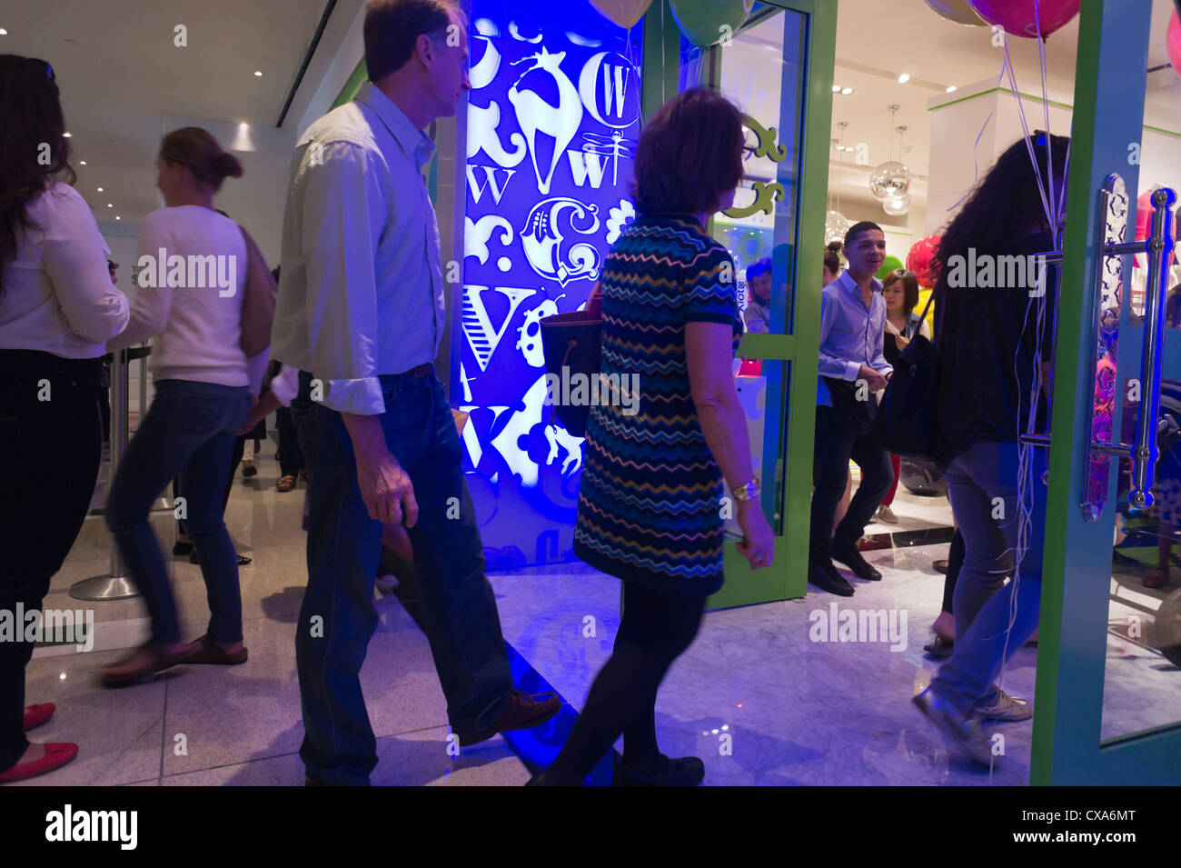 Grand opening of the C. Wonder store in the Time Warner Center in New ...