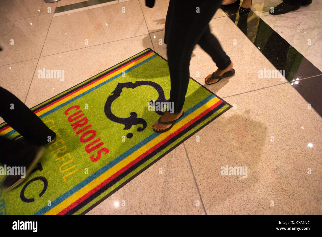 Grand opening of the C. Wonder store in the Time Warner Center in New ...