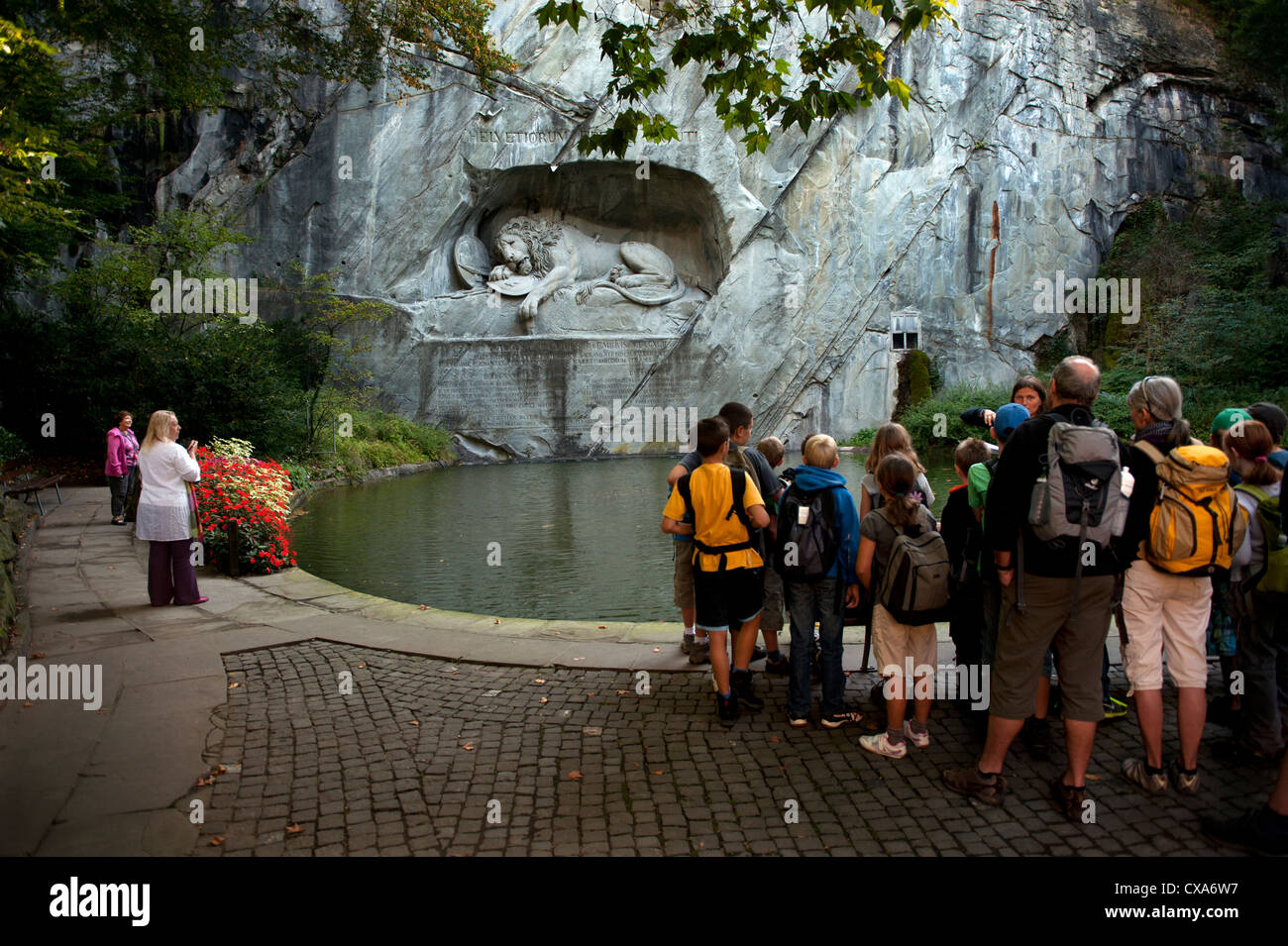 Lion monument lucerne hi-res stock photography and images - Alamy