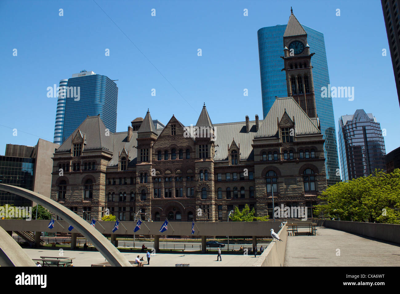 Old Toronto city hall from 1899 to 1966 Stock Photo - Alamy