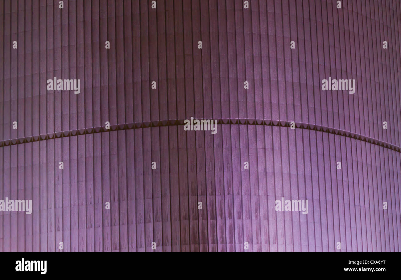 Purple building background with vertical lines pattern Stock Photo - Alamy