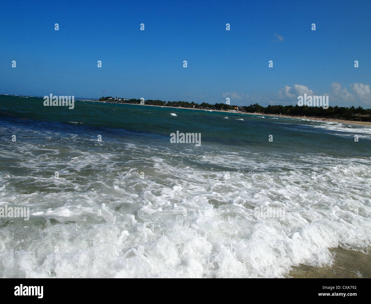 A wavy sea Stock Photo - Alamy