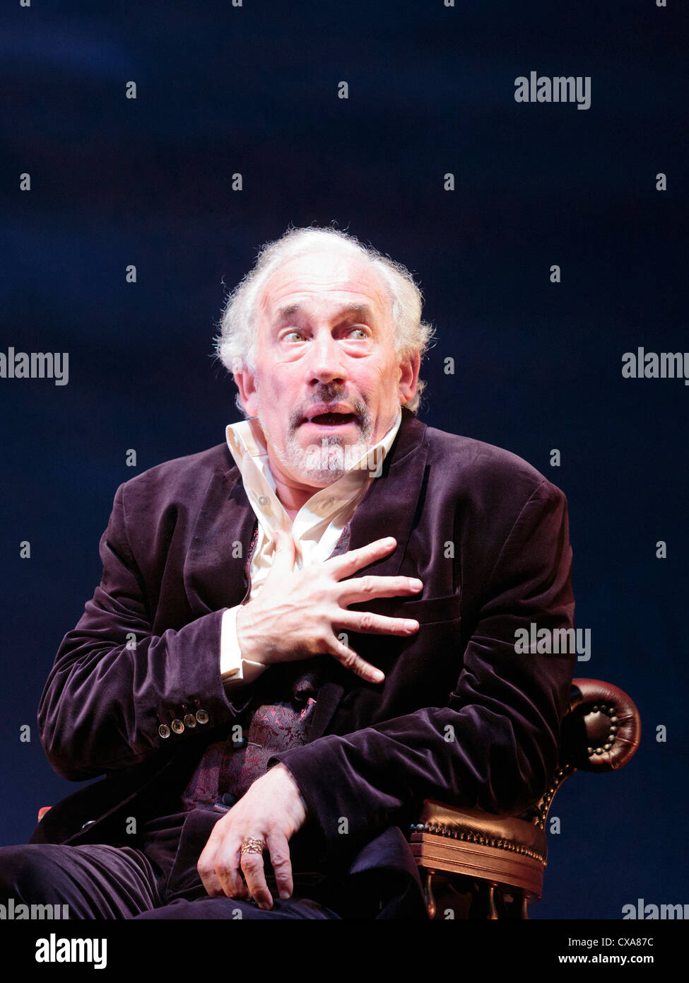 Actor Simon Callow performs the one-man show "The Mystery of Charles ...