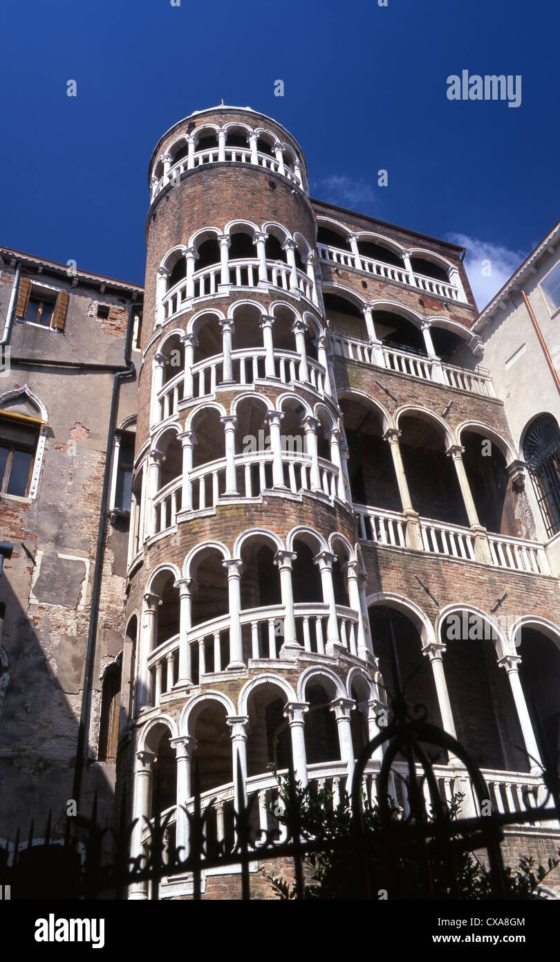 Scala Contarini del Bovolo 15th century spiral staircase on exterior of ...