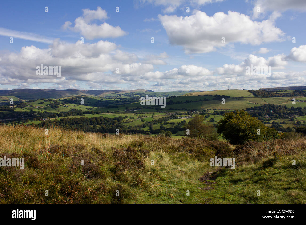 peak district national park derbyshire england uk Stock Photo - Alamy