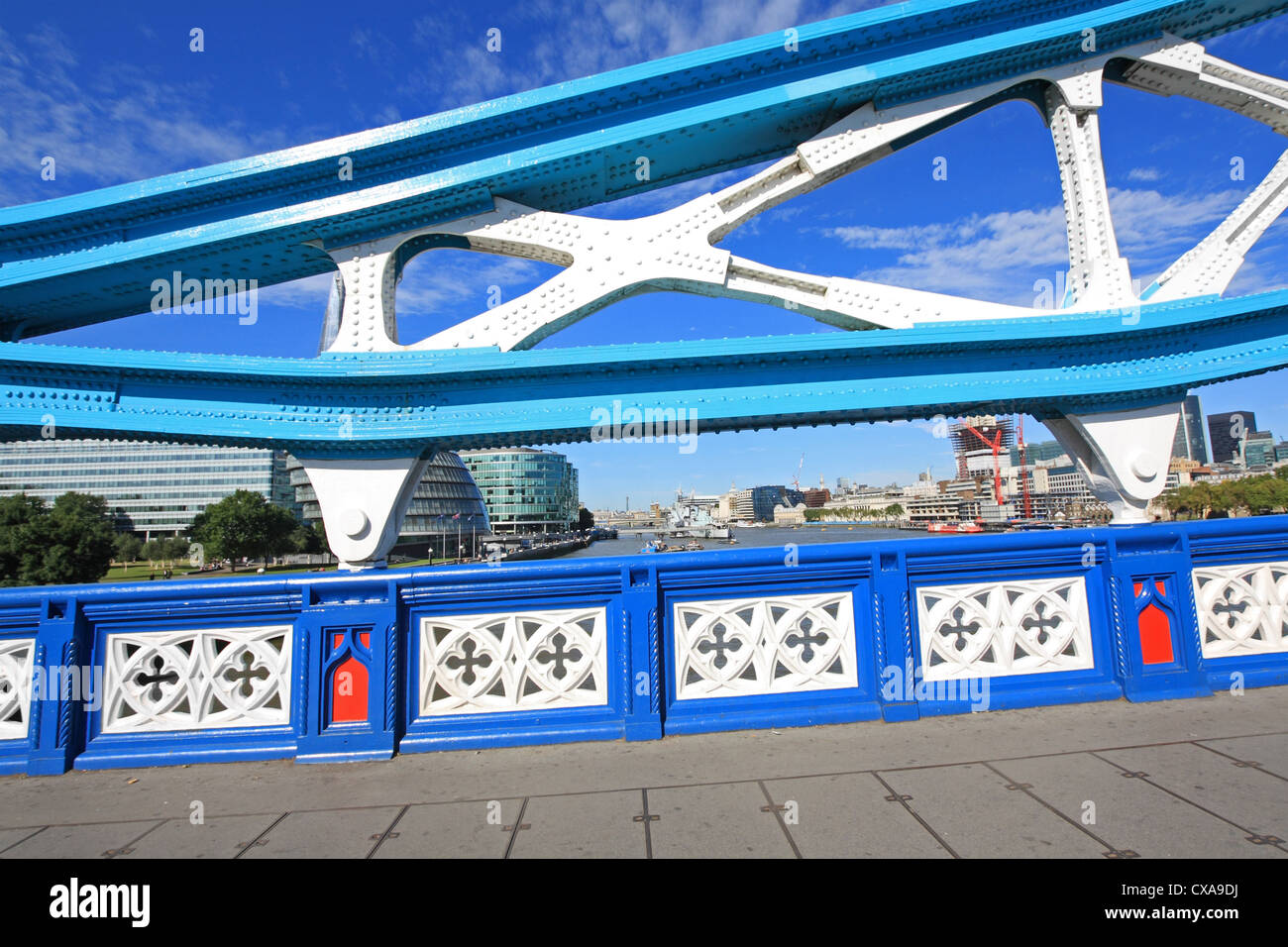 London Tower Bridge, close up Stock Photo - Alamy