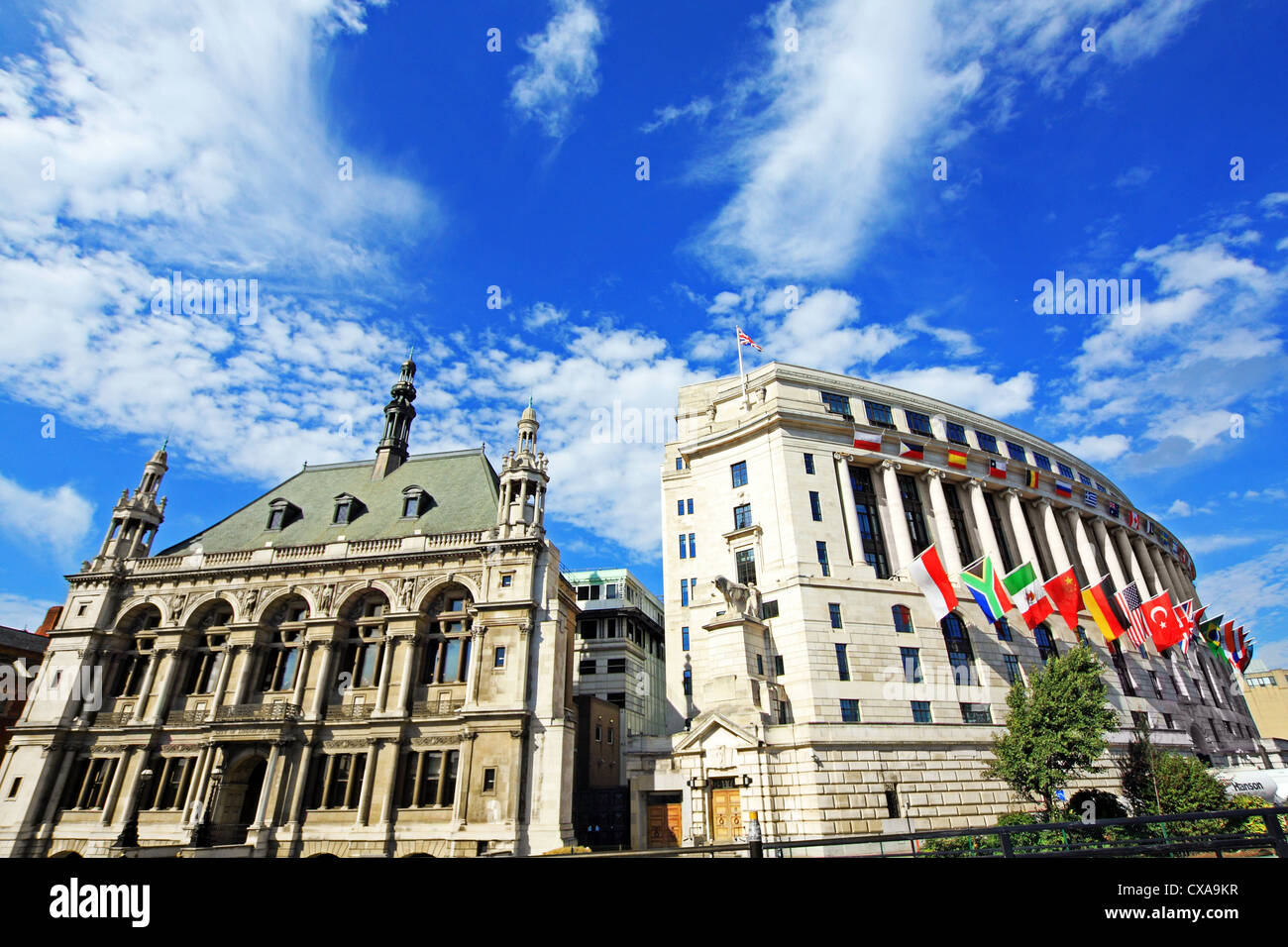 Architecture of London, Great Britain, street scene Stock Photo - Alamy