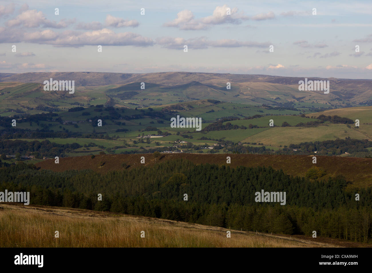 walk by shining tor peak district national park derbyshire england uk ...