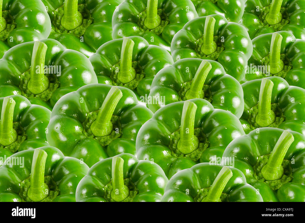slice of green sweet pepper background Stock Photo - Alamy