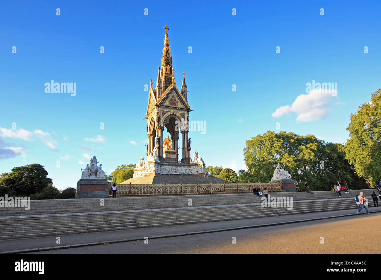 The Albert Memorial, Kensington Gardens, London, England Stock Photo - Alamy