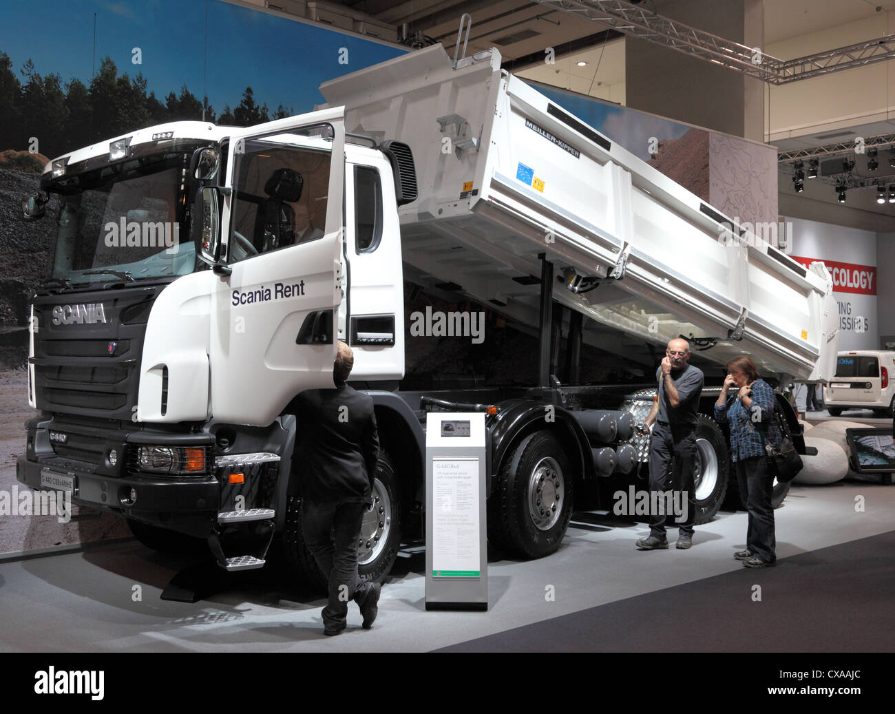 New Scania Dump Truck at the International Motor Show for Commercial ...