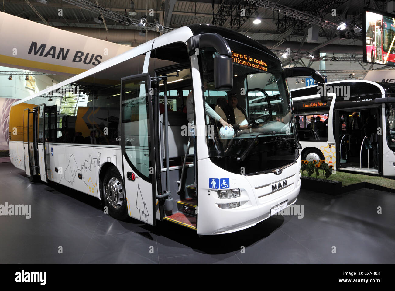 New MAN Lion Regio Bus at the International Motor Show for Commercial ...