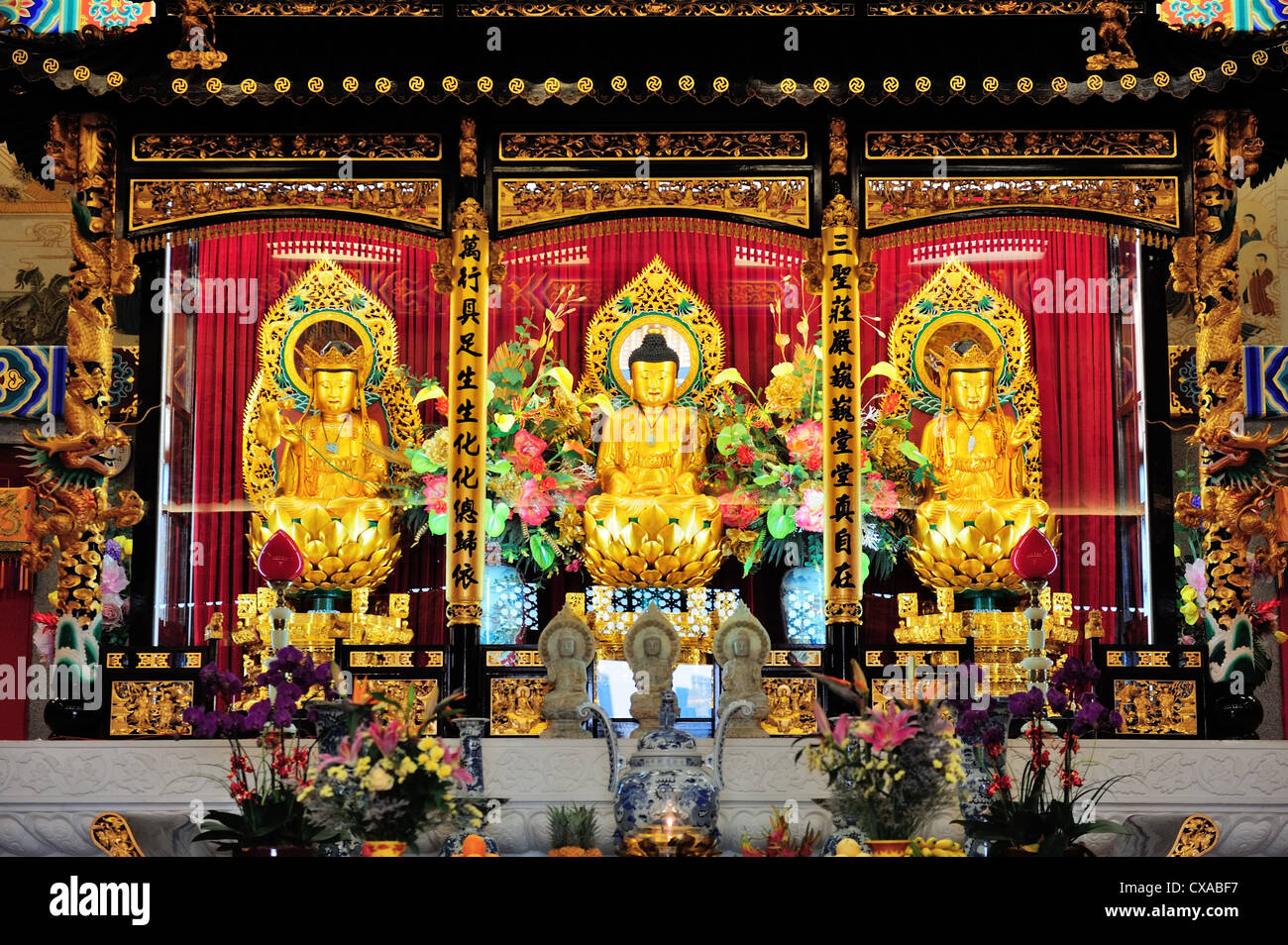 Inside Chinese Buddhist Temple Inside The Buddhist Temple | Photo