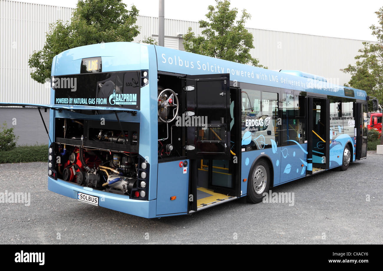 Solbus powered by LNG Natural Gas at the International Motor Show for ...