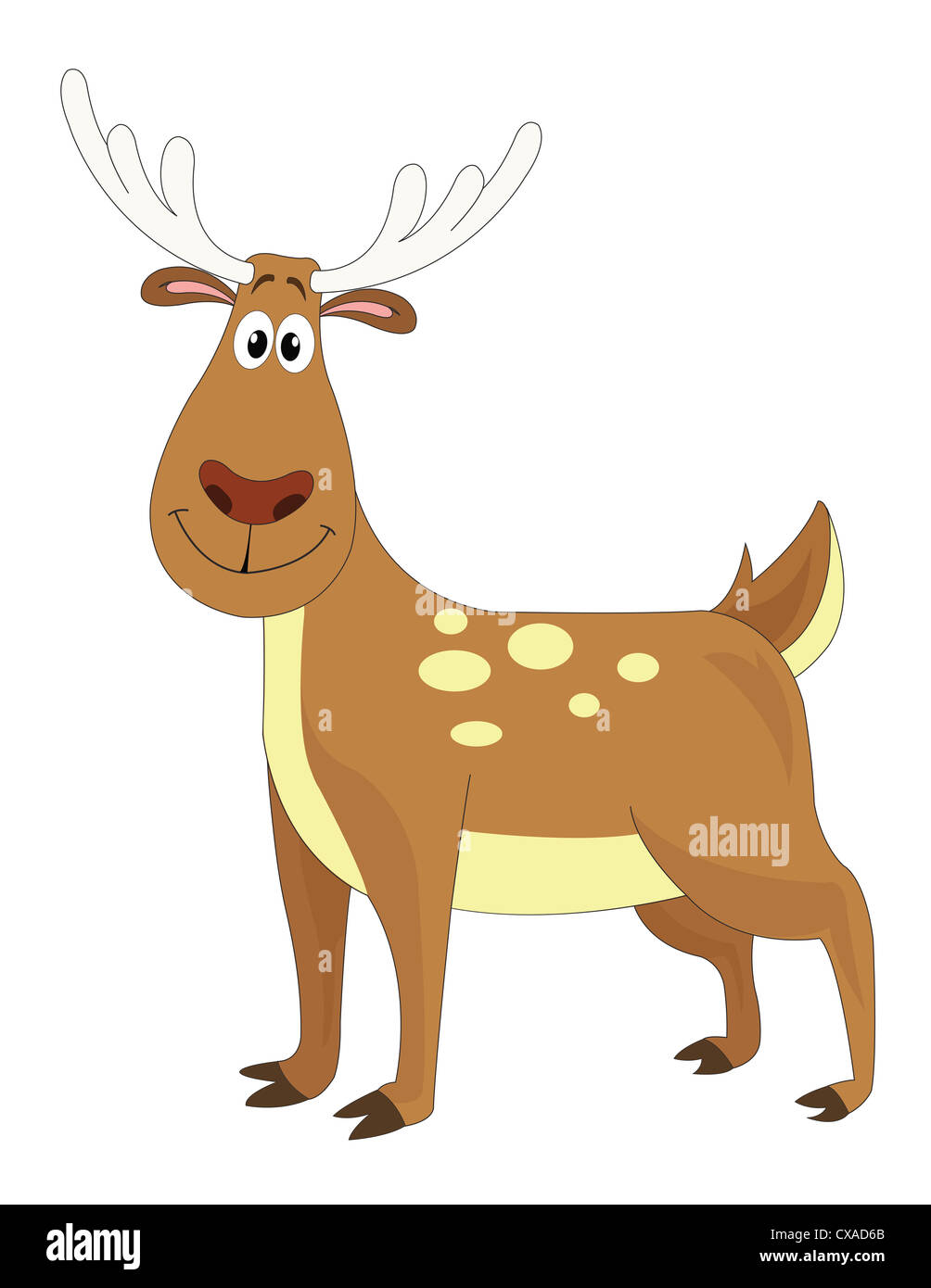 Smiling deer Cut Out Stock Images & Pictures - Alamy