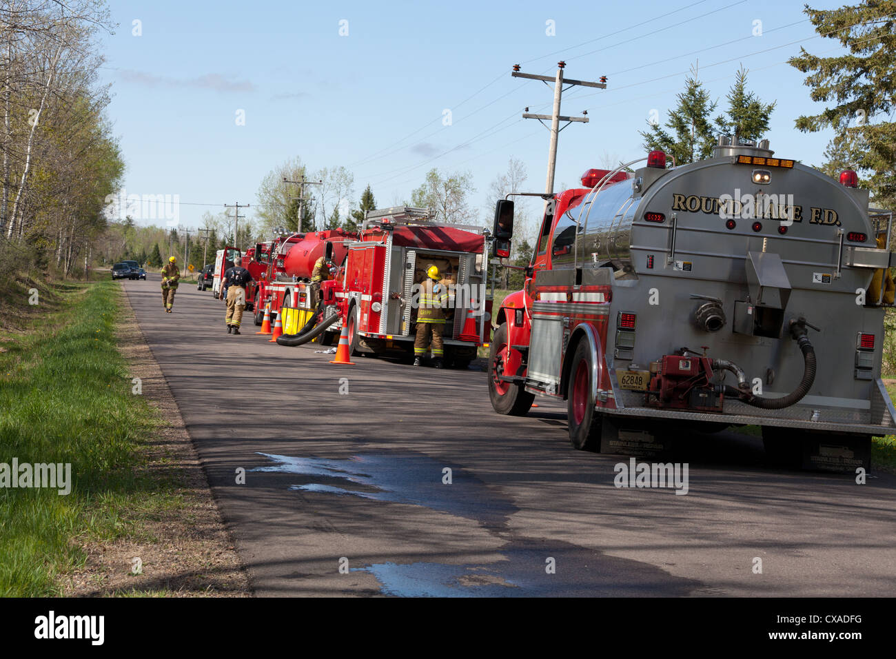 Firefighter volunteers hi-res stock photography and images - Alamy