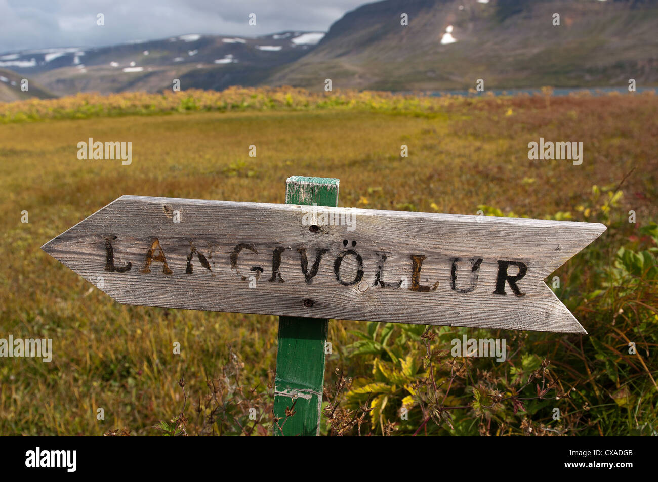 A photograph of the Old houses in the abandoned village of Hesteyri in ...