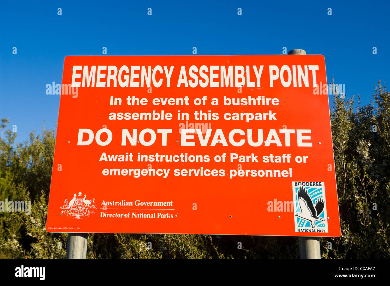 Australian fire warning hi-res stock photography and images - Alamy