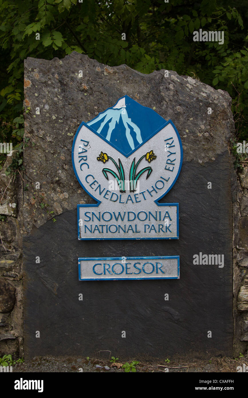 Snowdonia park logo hi-res stock photography and images - Alamy