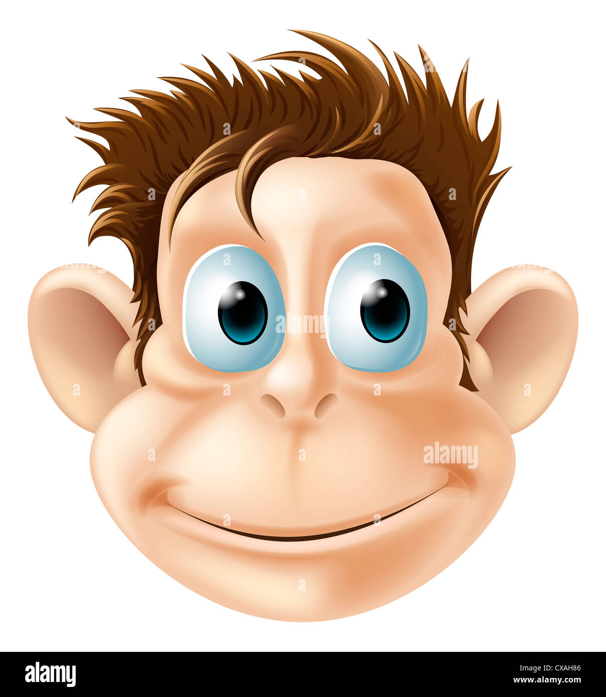 Smiling monkey hi-res stock photography and images - Alamy