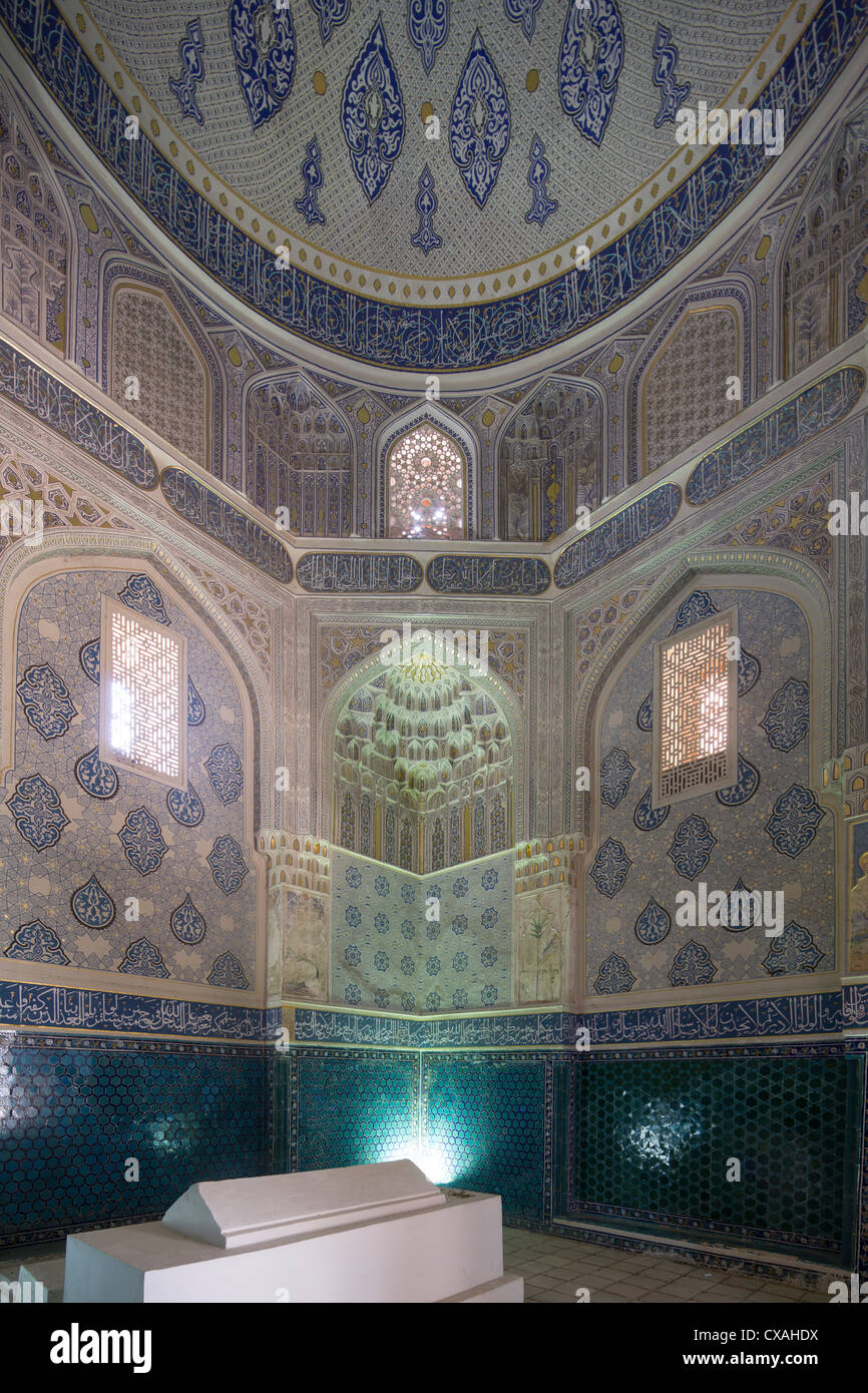 interior, Shirin Bika Agha Mausoleum, Shah-i Zinda necropolis ...
