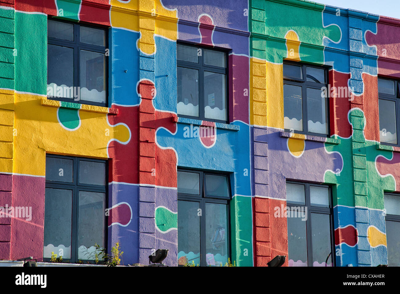 Colorful buildings in Dublin. Ireland Stock Photo - Alamy