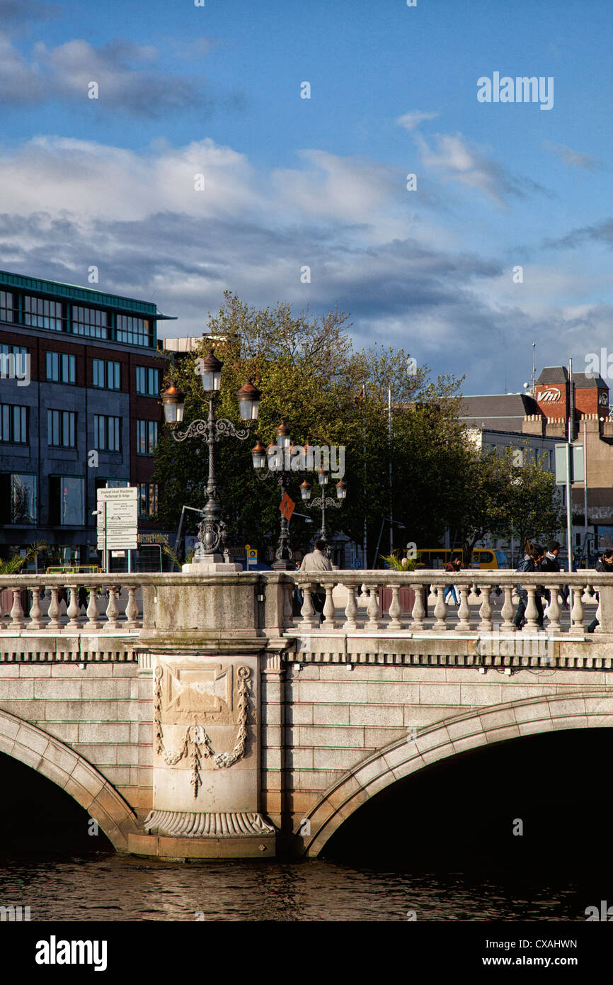 View of O'Connell Bridge. Dublin. Ireland Stock Photo - Alamy