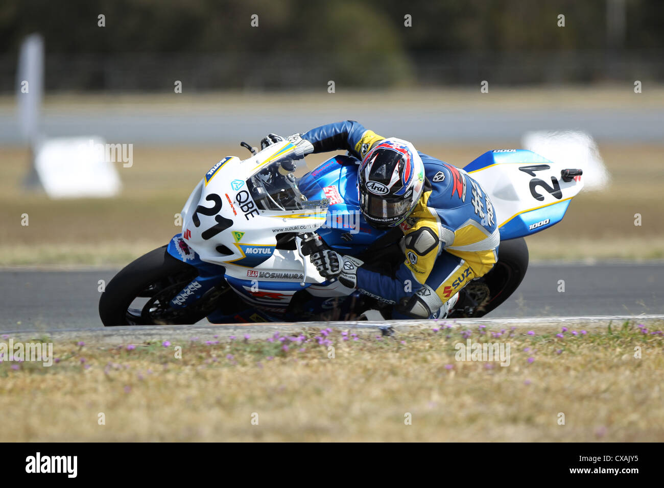 Joshua Waters competing in the Australian Superbike Championship at ...