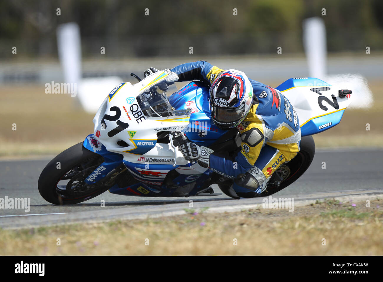 Joshua Waters competing in the Australian Superbike Championship at ...