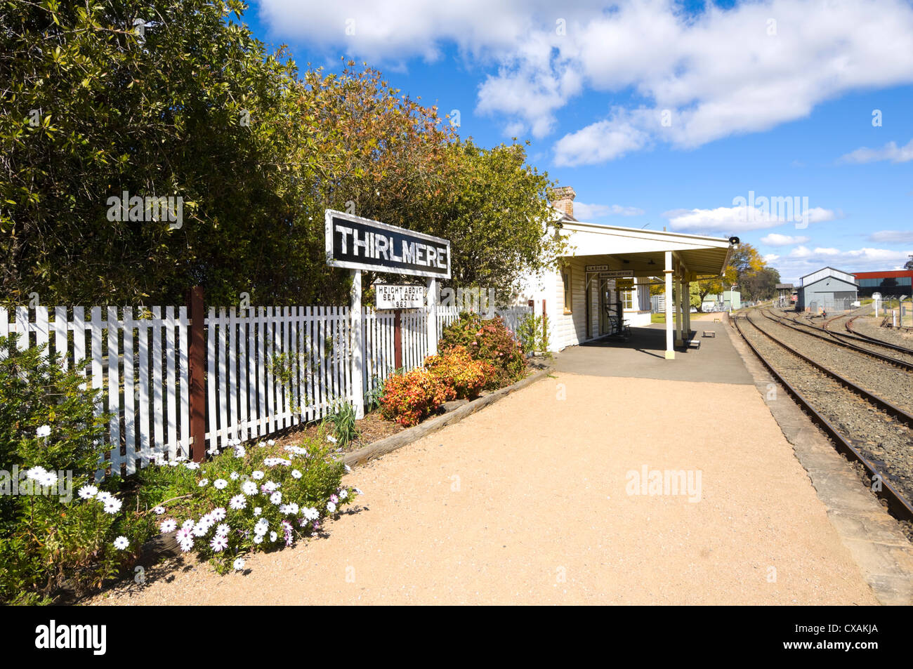 Thirlmere old railway station, New South Wales, Australia Stock Photo ...