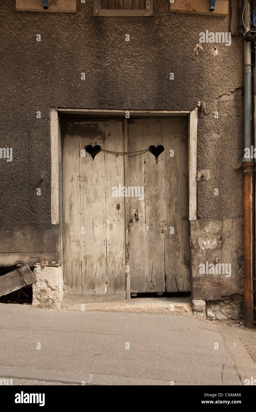 Damaged Timber Doors High Resolution Stock Photography and Images - Alamy