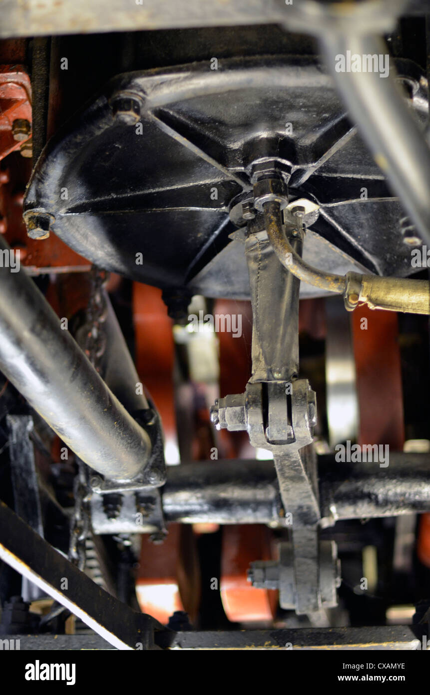underside of caerphilly castle steam locomotive Stock Photo - Alamy