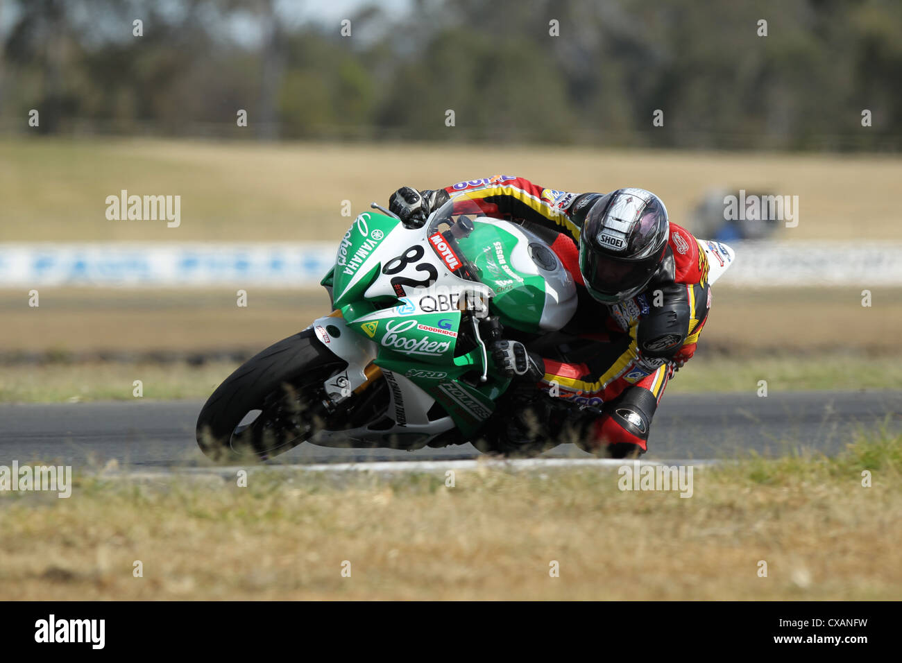 Chris Quinn competing in the Australian Supersport Championship Stock ...