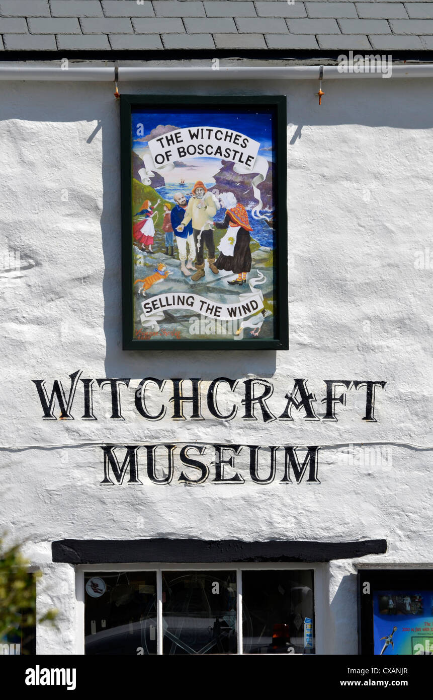 witchcraft museum boscastle cornwall england Stock Photo - Alamy