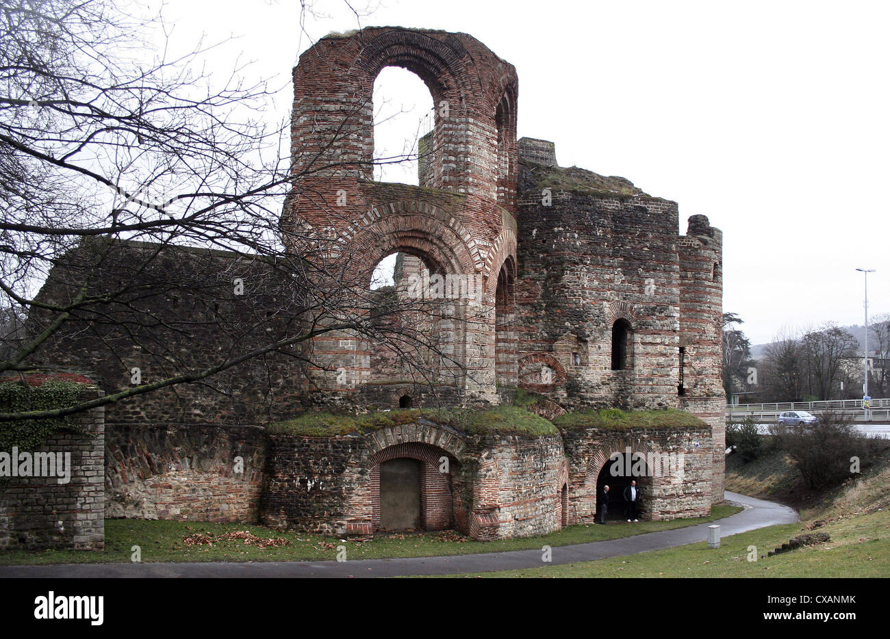 Trier, antique Imperial Baths Stock Photo - Alamy