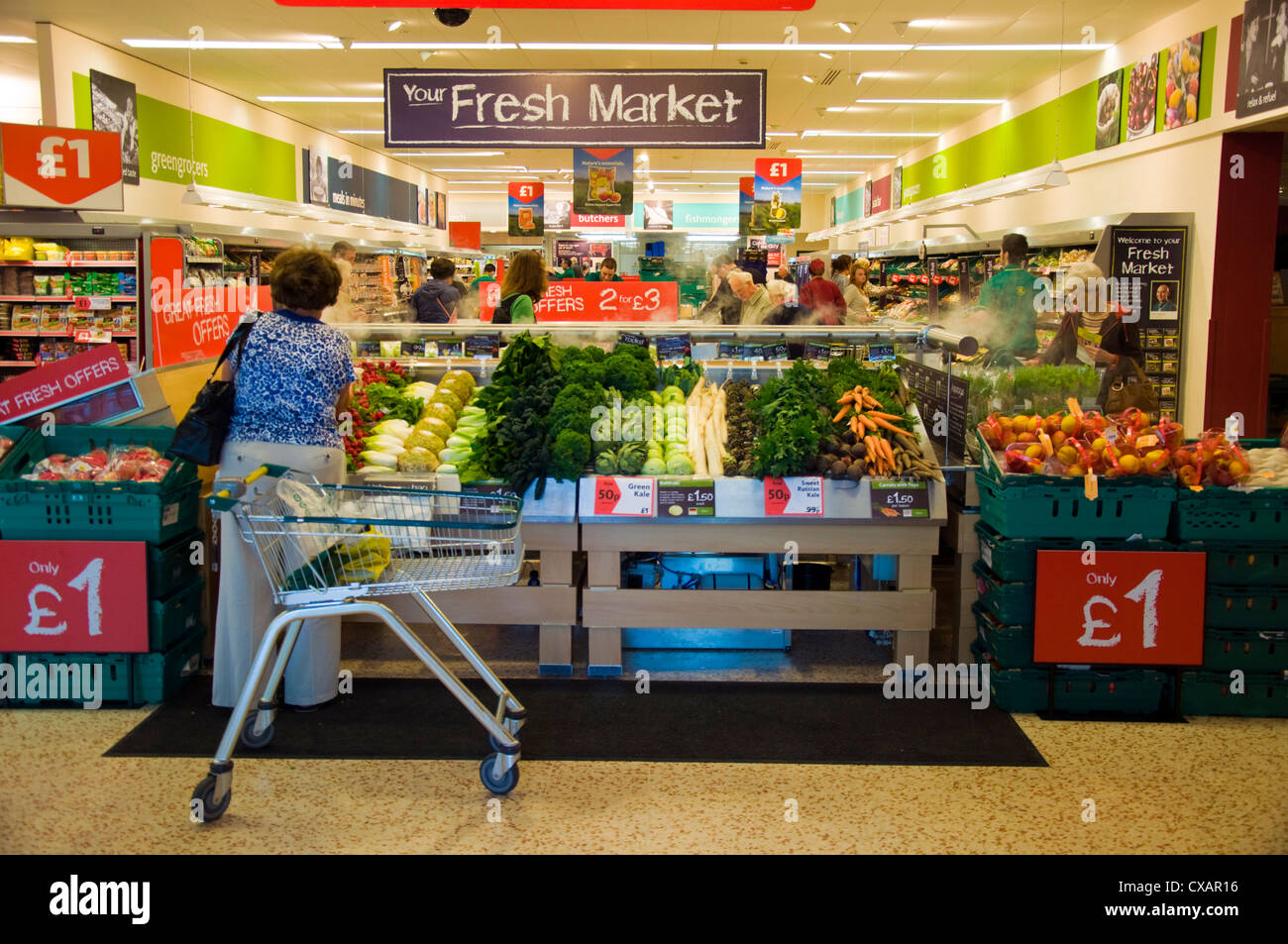 Fruit vegetables in morrisons supermarket hi-res stock photography and ...