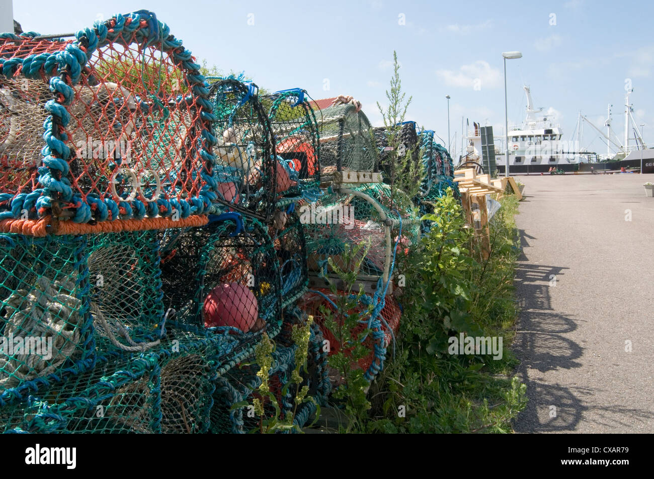 lobster pots pot crab lobsters crabs catching caught fishing trap traps ...