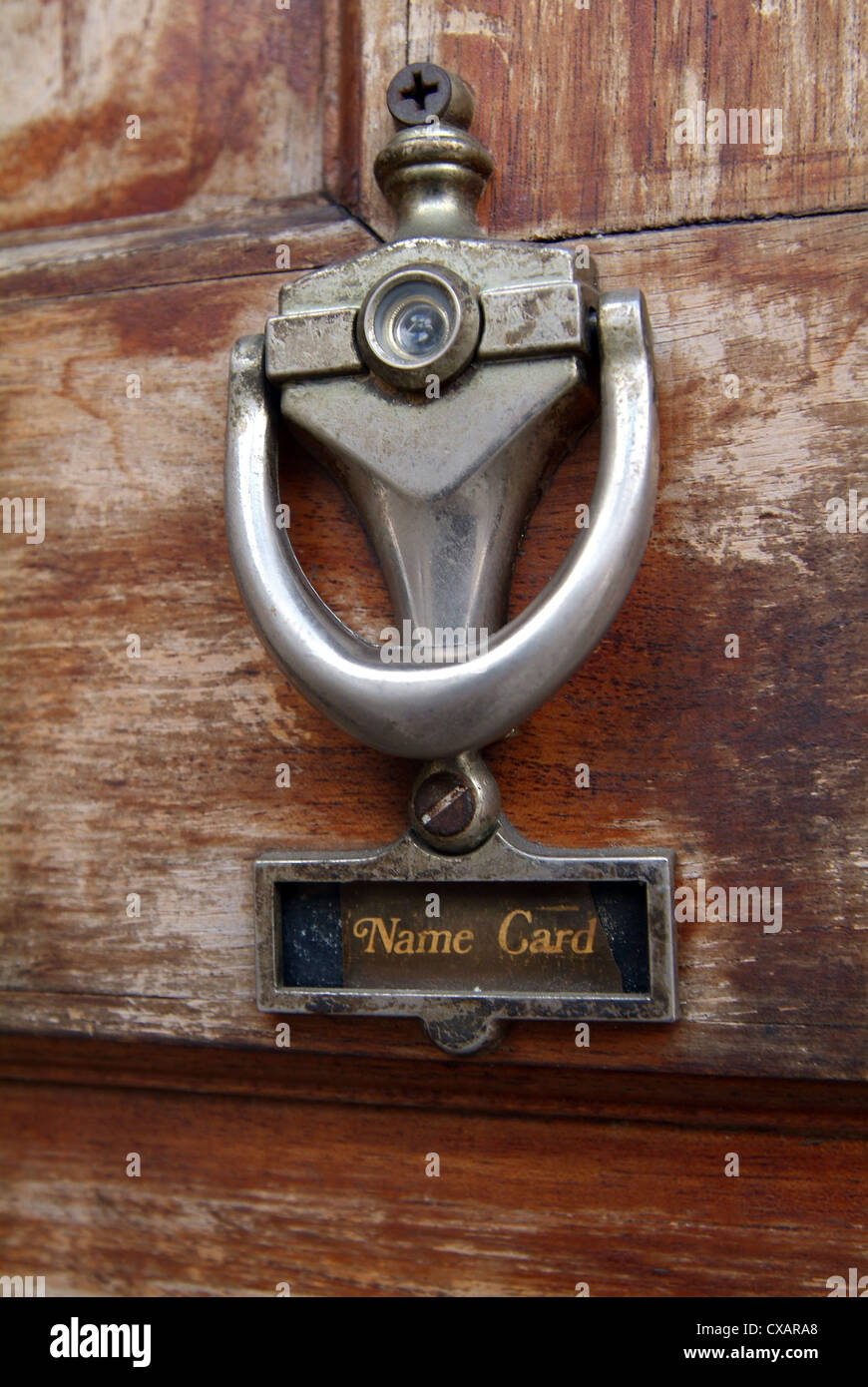 Havana, a door on the name card is Stock Photo - Alamy