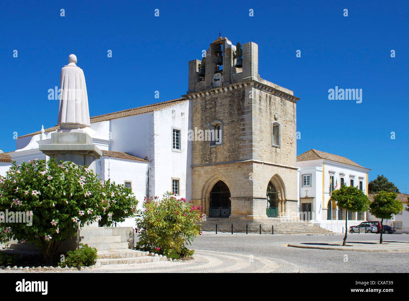 Cathedral, Faro, Algarve, Portugal, Europe Stock Photo - Alamy